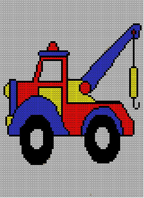 Ravelry: Childrens & Adults Tow Truck jumper pattern by Blonde Moments