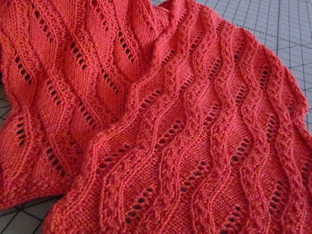 Ravelry: Treillage Lace Scarf and Wrap pattern by Krista Werbil