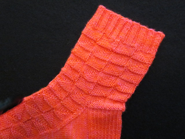Ravelry: Mosaic Tile Sock pattern by Krista Werbil