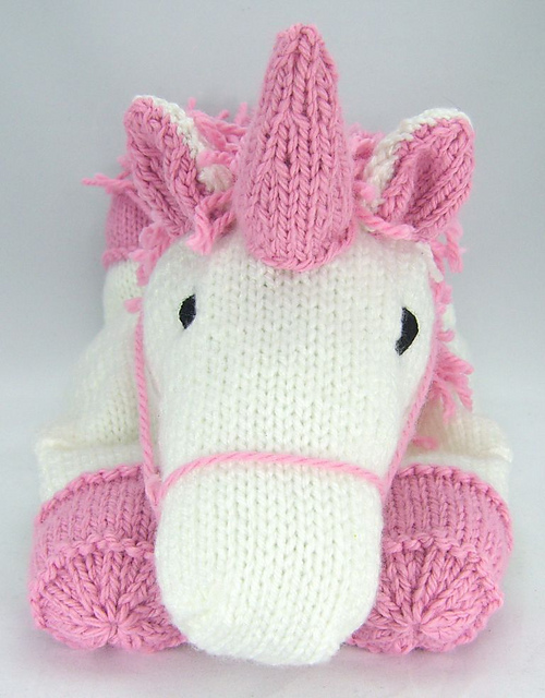 Ravelry: Suki the Unicorn Pyjama Case pattern by Knitting by Post