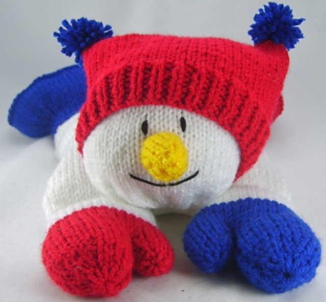 Ravelry: Snowman Pyjama Nightie Case pattern by Knitting by Post
