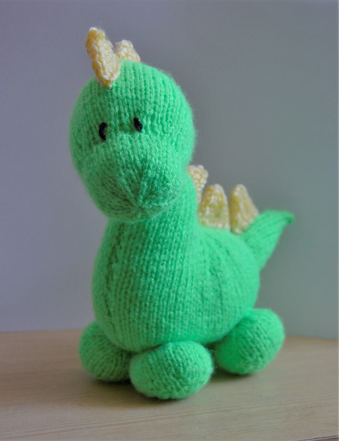 Ravelry: Dinky Dino Dinosaur pattern by Knitting by Post