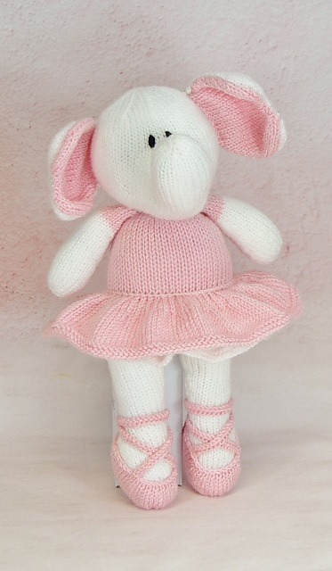 Ravelry: Elephant Ballerina pattern by Knitting by Post