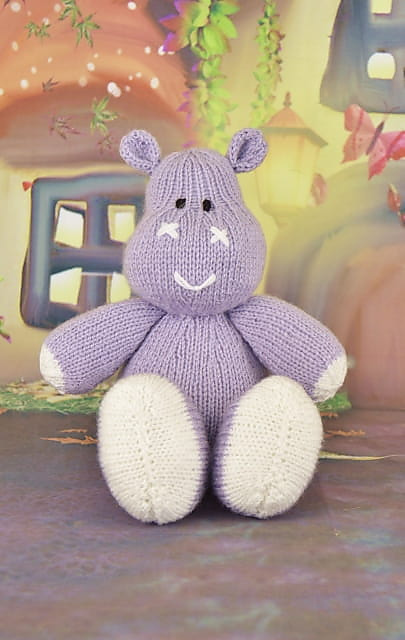 Ravelry: Hank the Hippo pattern by Knitting by Post
