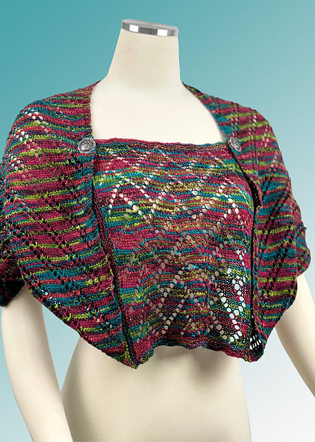 Ravelry: With a Twist of Lace Cowl pattern by Carla Cuadros