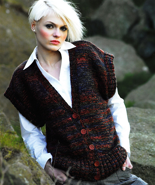 Ravelry: Design 14 Long Line Waistcoat pattern by Jenny Watson