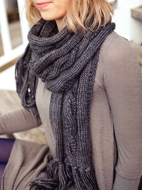 Ravelry: Cable Scarf pattern by Leanne Prouse