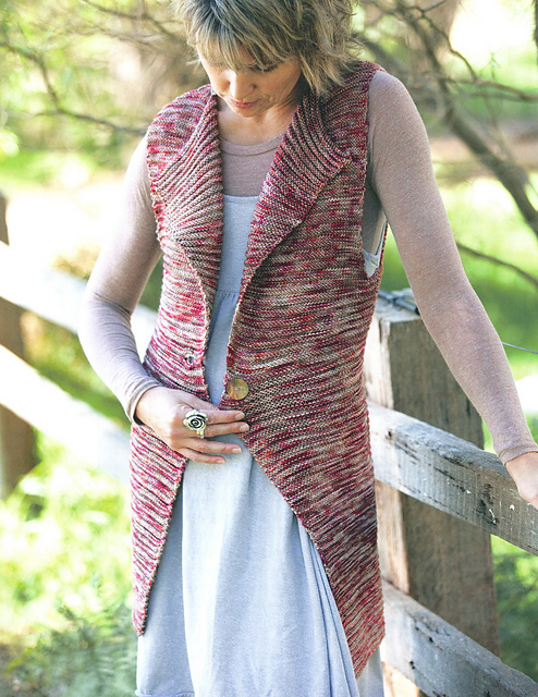 Ravelry: Long Ribbed Vest pattern by Leanne Prouse