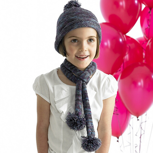 Ravelry: Children's Hat & Scarf pattern by Jenny Watson