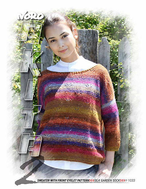 Ravelry: Lace Panel Sweater pattern by Eisaku Noro Design Team 野呂英作企画室