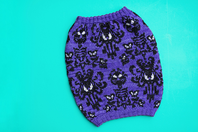 Ravelry: Haunted Mansion Dog Snood & Human Cowl pattern by Cassandra Jones