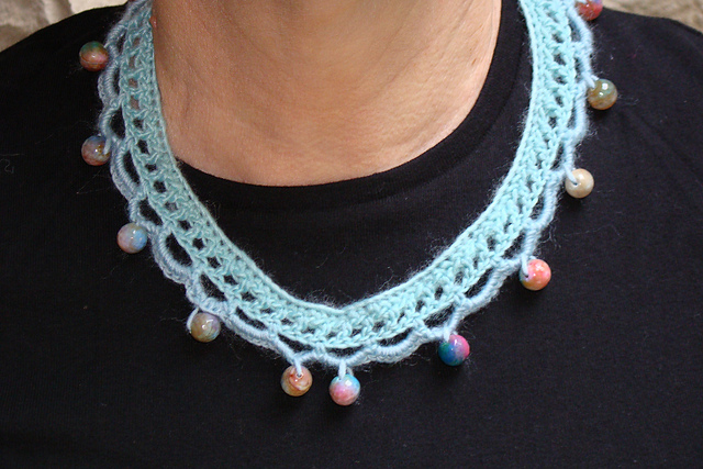 Ravelry: Beads on A String Necklace pattern by Joanne Cole