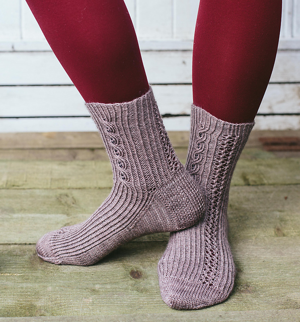 Ravelry: Drift Away Socks pattern by Jane Burns