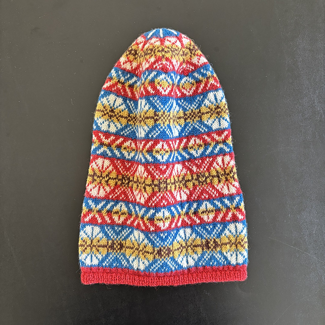 Ravelry: Knitting Jenny 32: Fair Isle Fisherman's Kep Hat pattern by Jennifer Daley