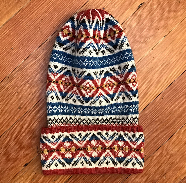 Ravelry: Knitting Jenny 28: Fair Isle Fisherman's Kep Hat pattern by ...