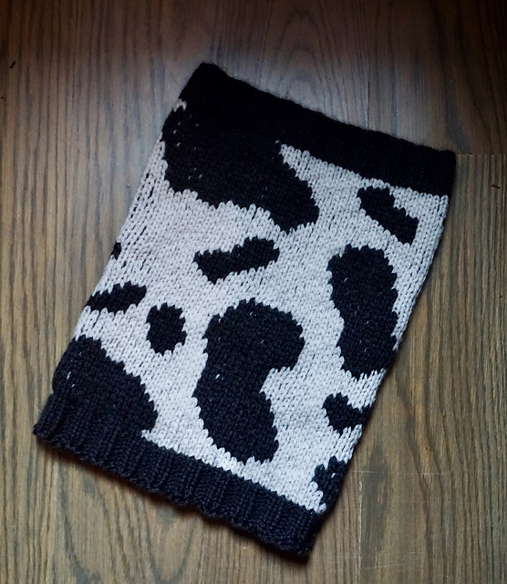Ravelry: The Cow Cowl pattern by Nancy Livak