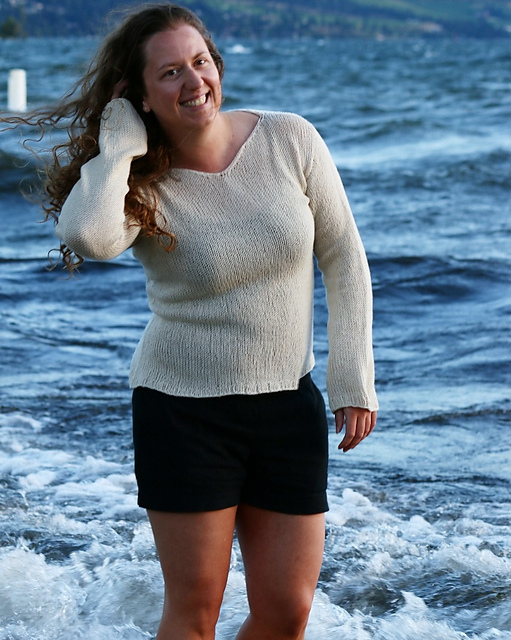 Ravelry: Beach Nights Pullover pattern by Megan Hallam