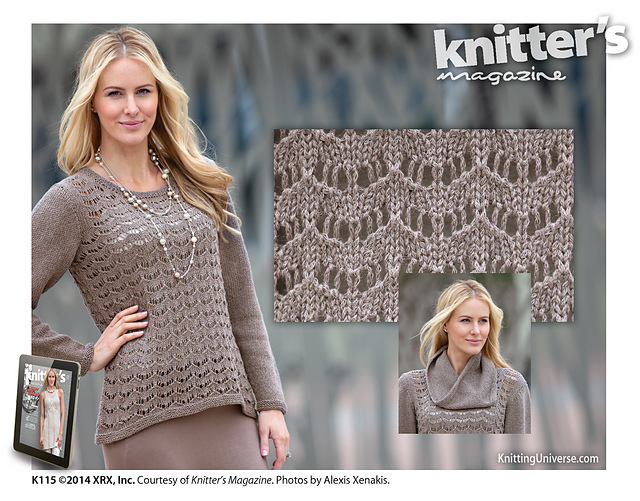 Ravelry: Tranquil Tunic and cowl pattern by Lorna Miser