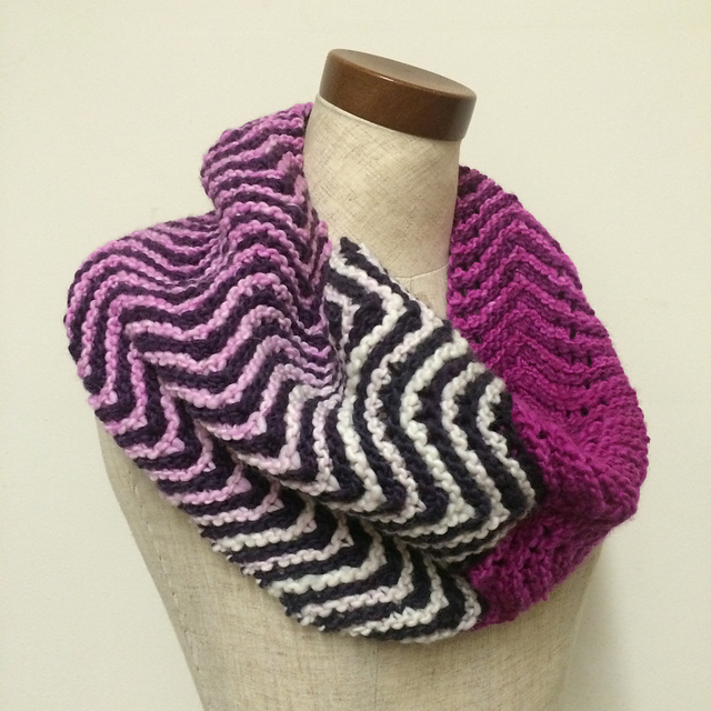 Ravelry: Electric Boogie Cowl pattern by Tina Whitmore