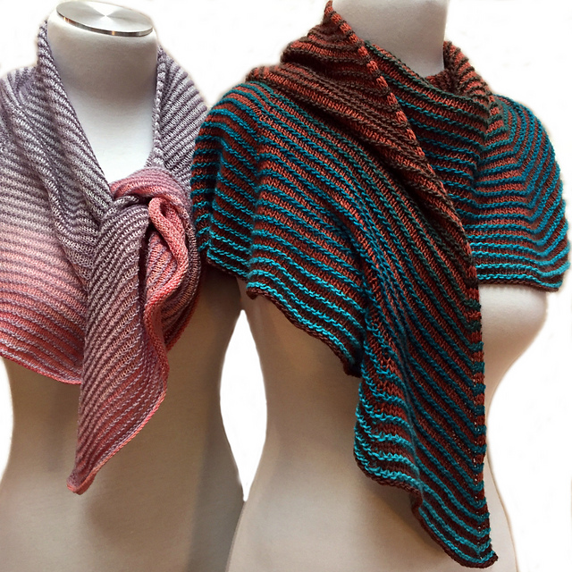 Ravelry: Medialuna Shawl pattern by Tina Whitmore