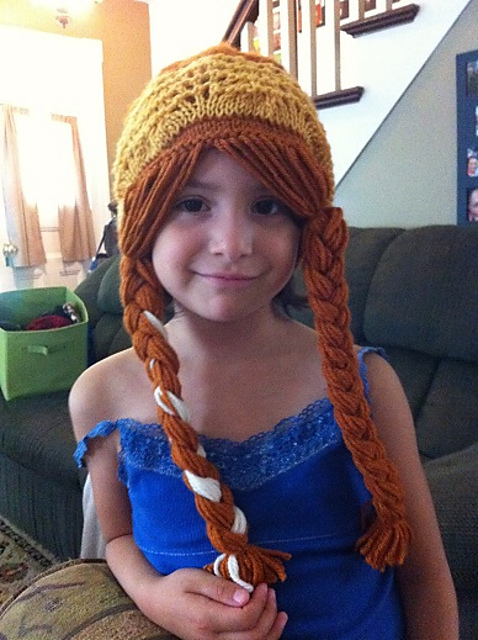 Ravelry: Frozen Inspired Anna Hat pattern by Amy Orosco