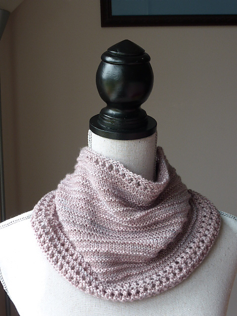 Ravelry: Ridges and Eyelets Cowl pattern by Kelene Kinnersly