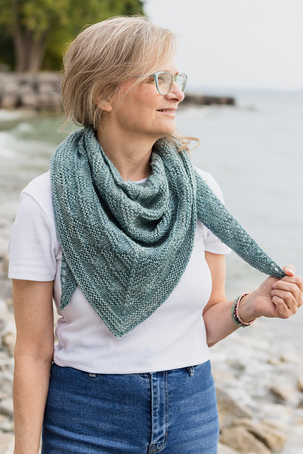 Ravelry: Textured Pyramids Shawl pattern by Kelene Kinnersly