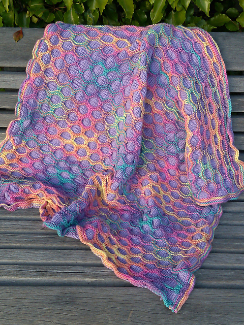 Ravelry: "Bee My Honeycomb" Blanket pattern by Martha Lyons