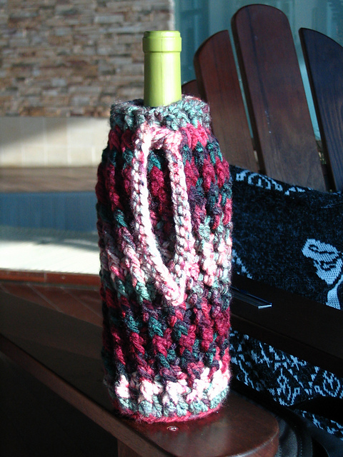 Ravelry: Wine Bottle Cozy pattern by Loops & Threads™ Design Team