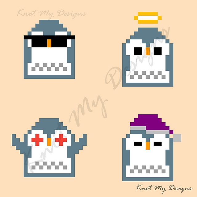 Ravelry: Penguin Moods Blanket Graph pattern by Apeksha Prasad