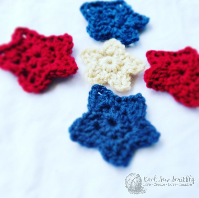 Ravelry: 2 Round Star pattern by Knot Sew Scribbly