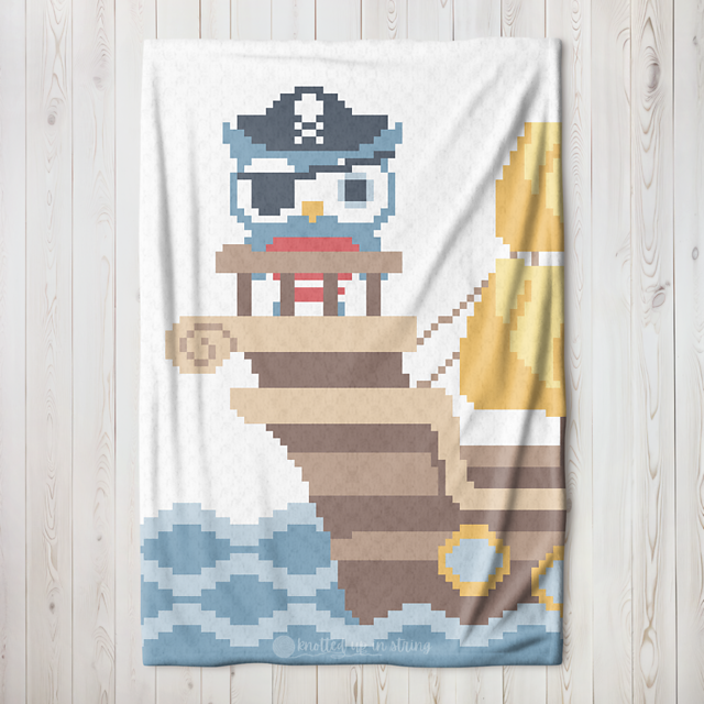 Ravelry Owl Pirate C2c Blanket Pattern By Hailee Lynn