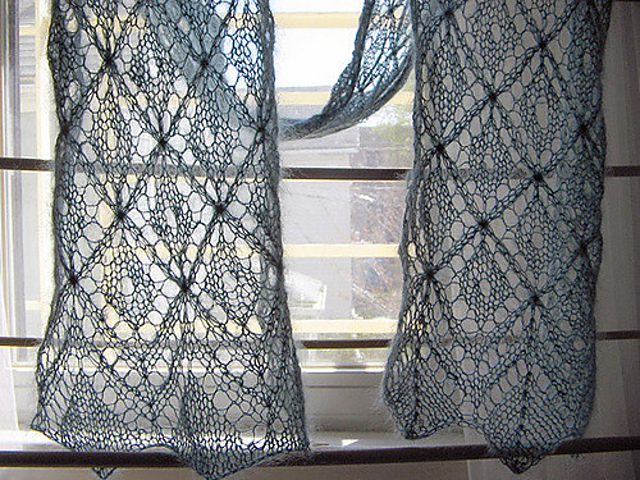 Ravelry: Trellis Scarf pattern by Evelyn A. Clark