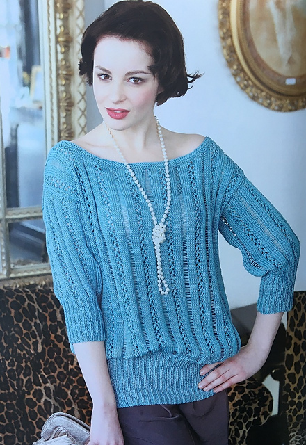 Ravelry: Ladder and Lace Jumper pattern by Pat Menchini