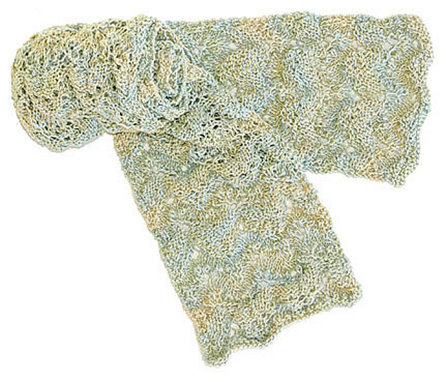 Ravelry: Reversible Lace Stitch Scarf pattern by Quixotic Fibers