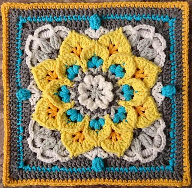 Ravelry: Brianna Afghan Square pattern by Diana Krenz