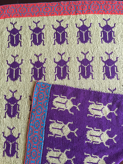 Ravelry: Double knit Beetle Blanket pattern by Koharu biyori