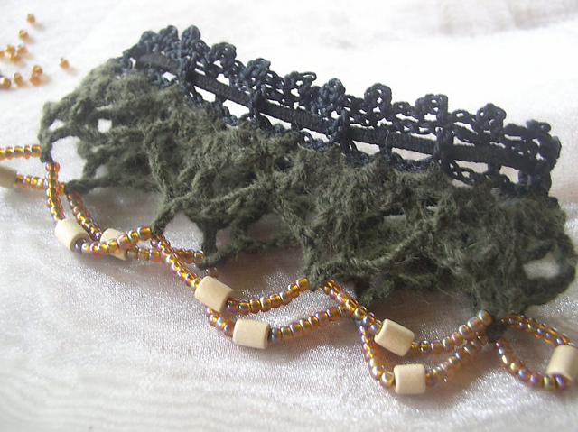 Ravelry: A Black Forest Lace Anklet pattern by Fatima