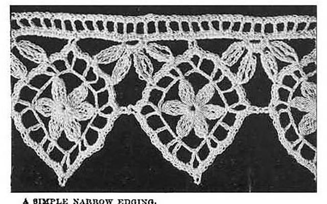 Ravelry: A Simple Narrow Edging pattern by Flora Klickmann