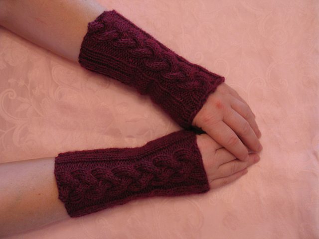 Ravelry: Winter Wrist Warmers pattern by Kim Sanborn