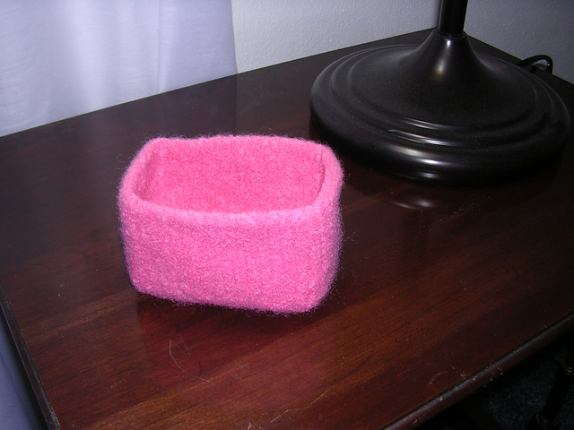 Ravelry: Felted Box/Container pattern by Paula King