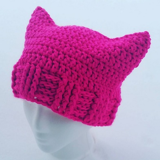 Ravelry: Crocheted Cat Ear Hat pattern by Kati Mulholland