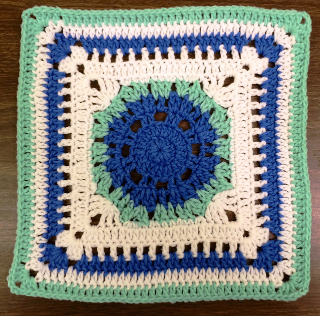 Ravelry: krikket207's Free SmoothFox's Lemony Lime Citrus Square 12x12