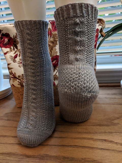 Ravelry: The Grey Socks pattern by Kris Maillet