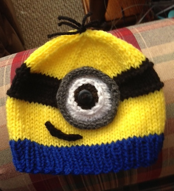 Ravelry: A Minion Hat pattern by Kris Basta - Kriskrafter, LLC