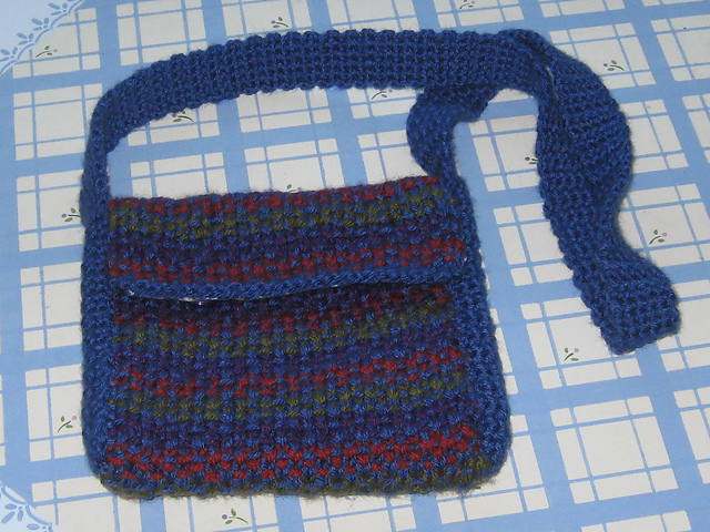 Ravelry: Tweed Stitch Stripe Bag pattern by Kristi Sweeney