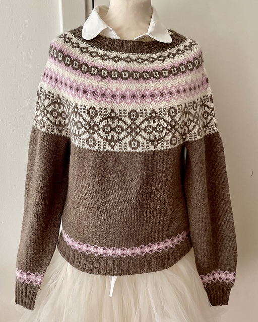 Ravelry: Genser Pors pattern by Kristin Holte