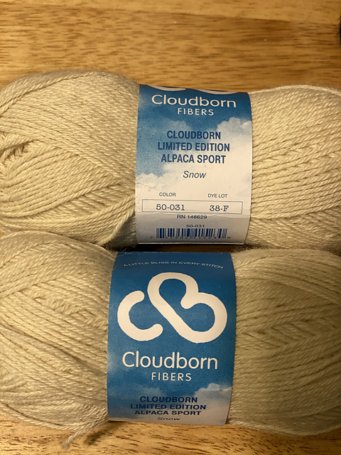 Ravelry: Cloudborn Fibers Limited Edition Alpaca Sport