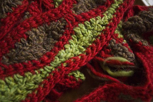 Ravelry: Mosaic Crochet Scarf pattern by Kristin Roach