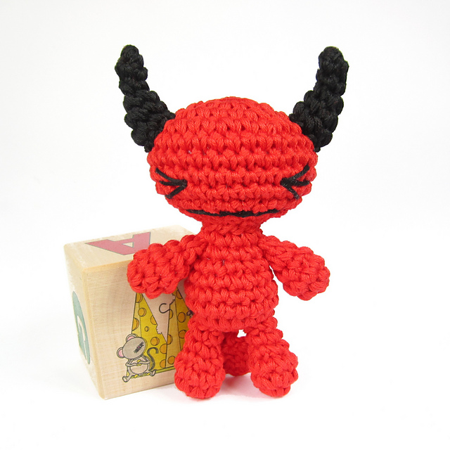 Ravelry: Small devil - Cute amigurumi devil pattern by Kristi Tullus